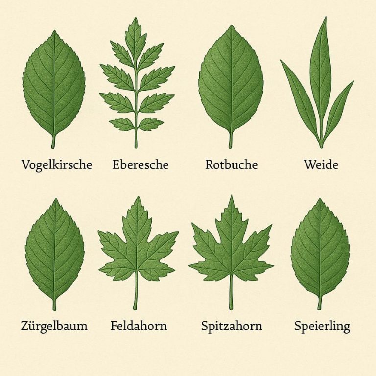 Blattformen deutscher Bäume erkennen & bestimmen